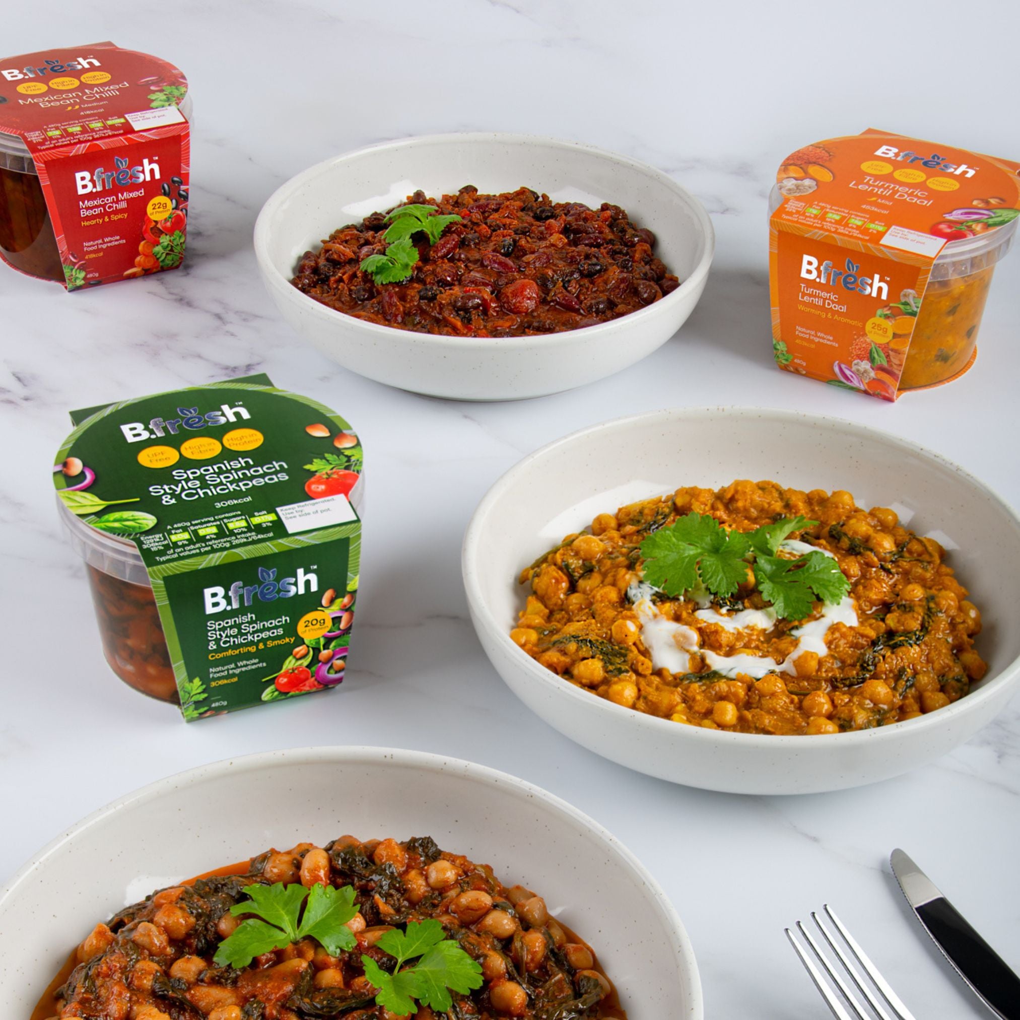 Protein & Fibre Starter Box (3 Meals) – B.fresh