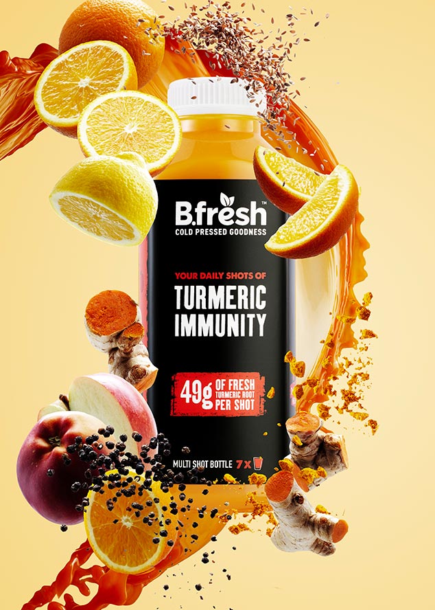 Turmeric Immunity Shots - Immune System Turmeric | B.fresh