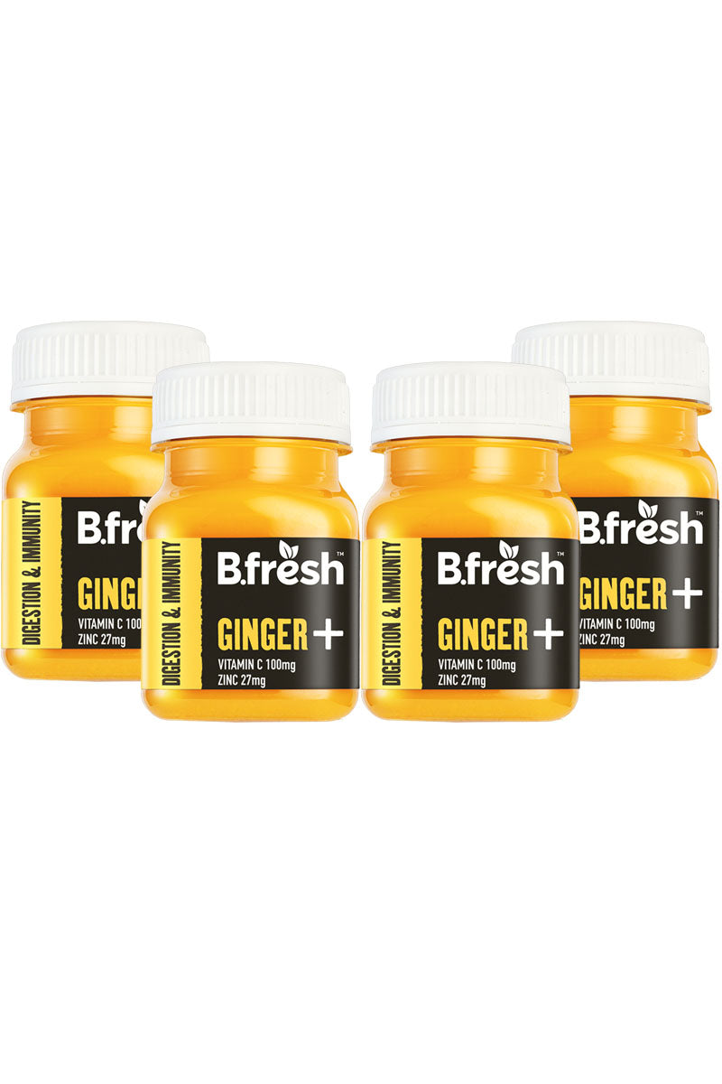 Ginger Plus - Fresh Cold Pressed Raw Ginger Shots | B.fresh